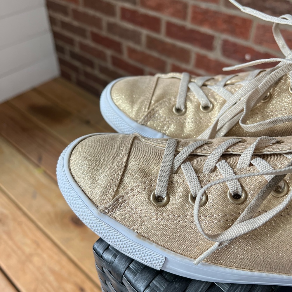 Converse Sparkle Gold Sneakers - Gem